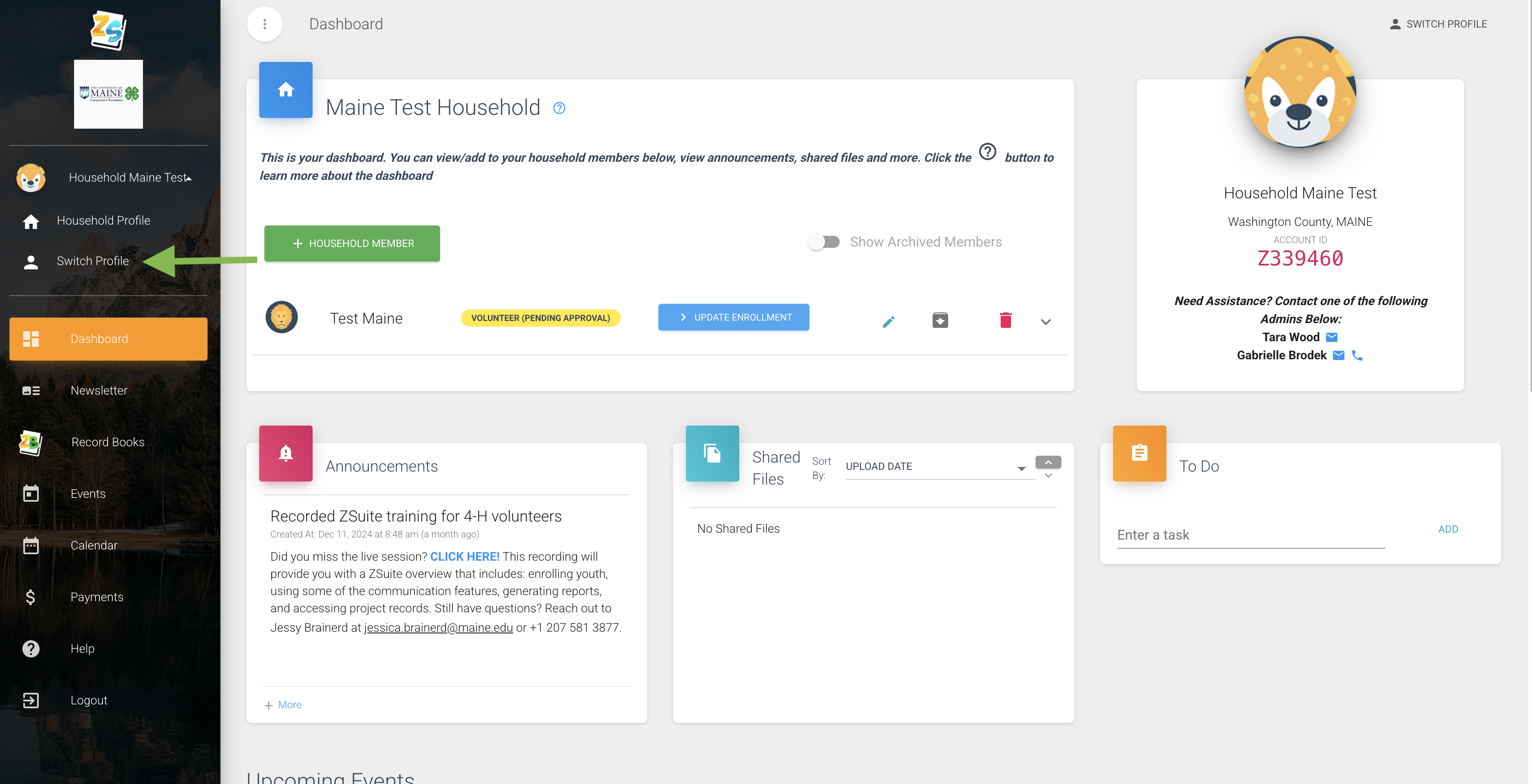 ZSuite Instructions for 4-H Volunteer e-Learning and Maine 4-H ...