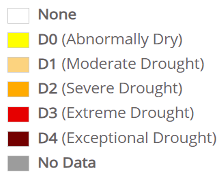US Drought Monitor Categories - Cooperative Extension: Insect Pests ...