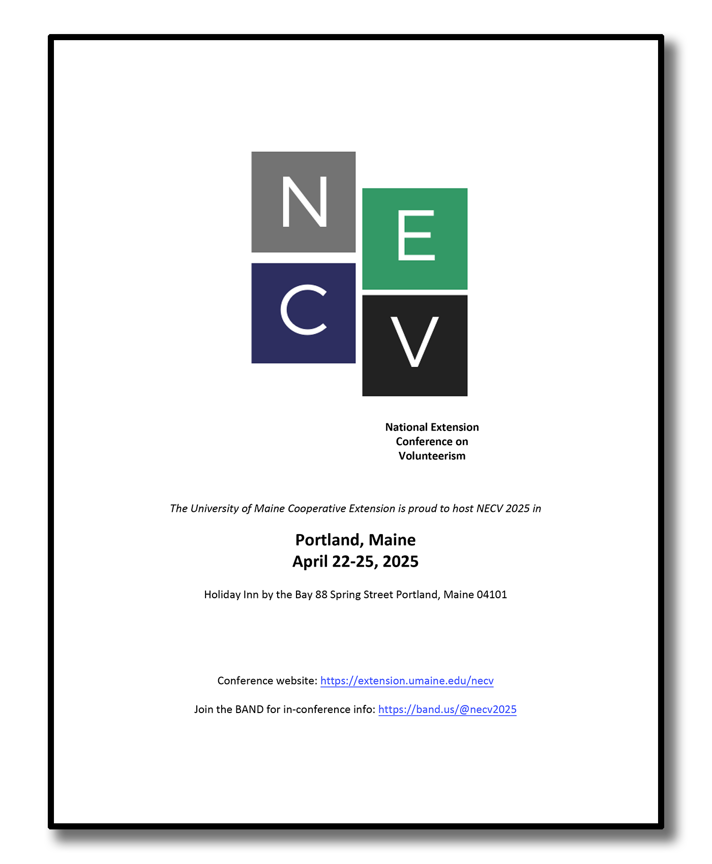 2025 National Extension Conference on Volunteerism - University of ...